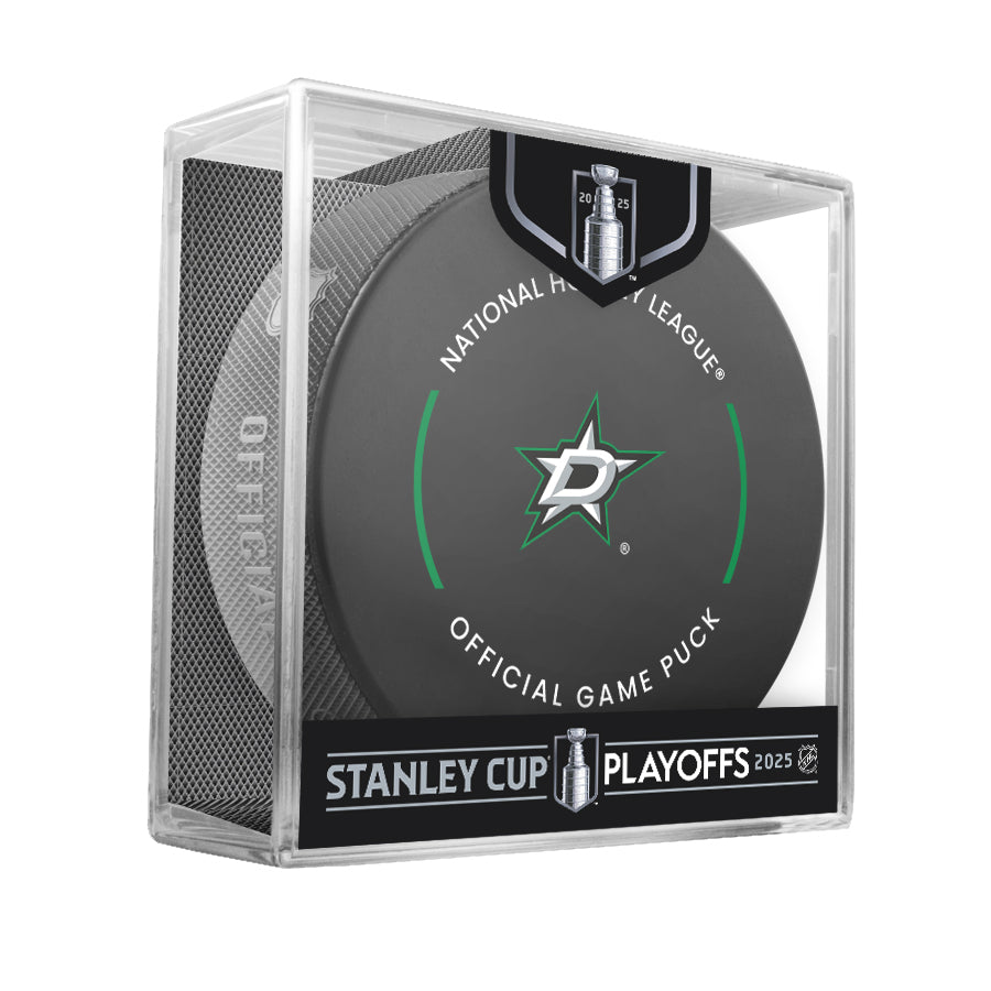 NHL Dallas Stars 2025 Official Playoffs Game Hockey Puck Design In Cub ...